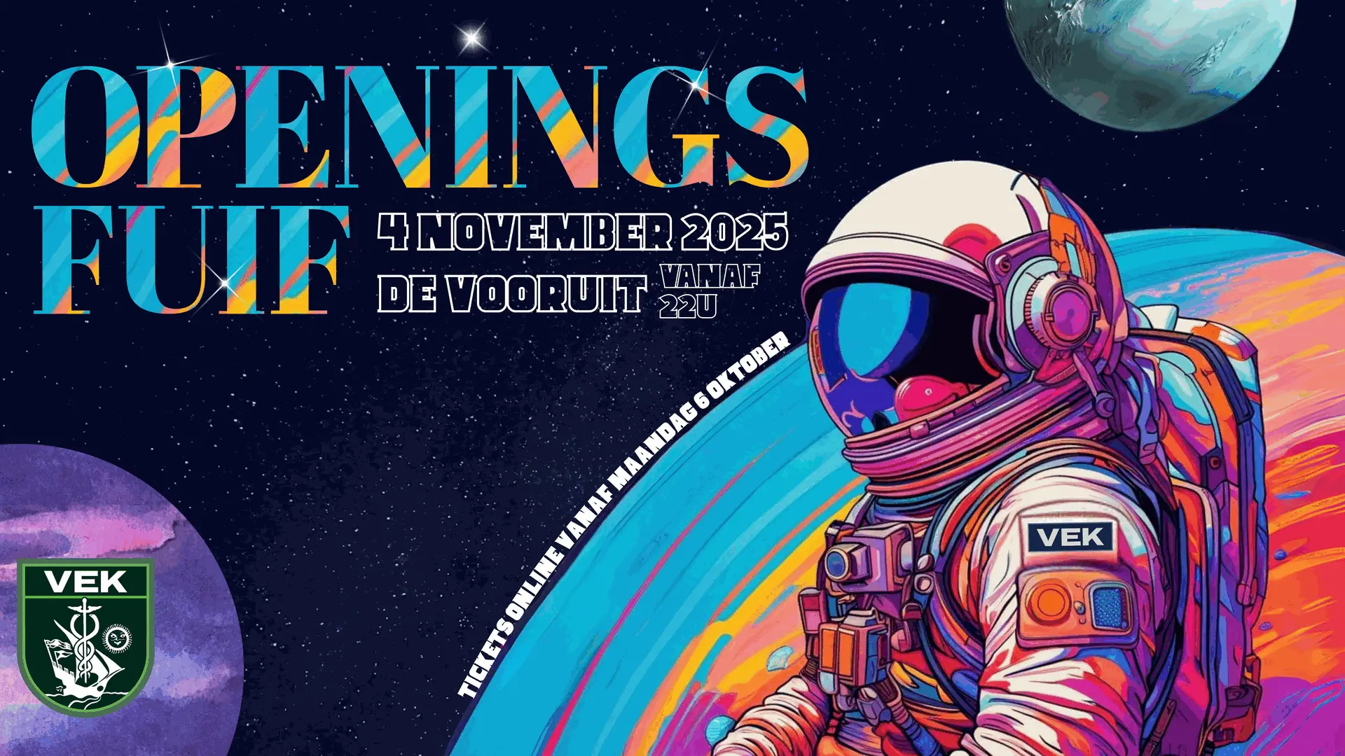 VEK Openingsfuif - Galaxy Edition 🚀 | VEK.be